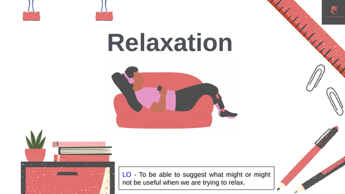 Relaxation Mental Health Tutorial PSHE | Teaching Resources
