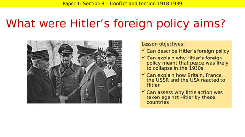 Conflict and Tension - Inter War Years Resources | Teaching Resources