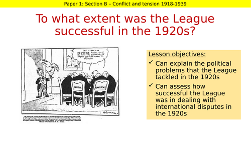 Conflict and Tension - Inter War Years Resources | Teaching Resources