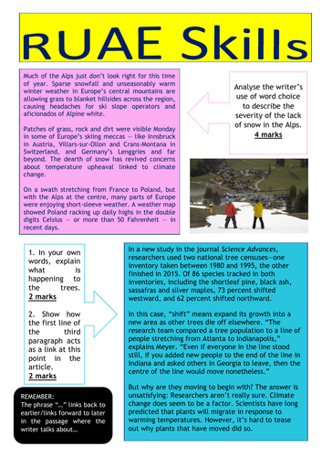 National 5 RUAE Practice | Teaching Resources