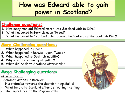 Edward I + Scotland | Teaching Resources
