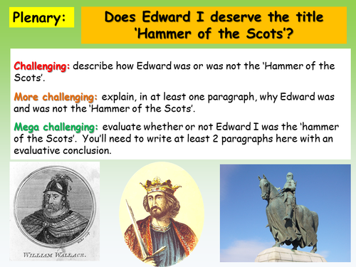 Edward I + Scotland | Teaching Resources