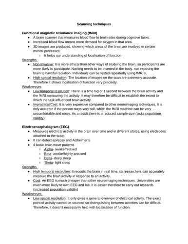 AQA psychology Biopsychology notes | Teaching Resources AQA psychology Biopsychology notes | Teaching Resources