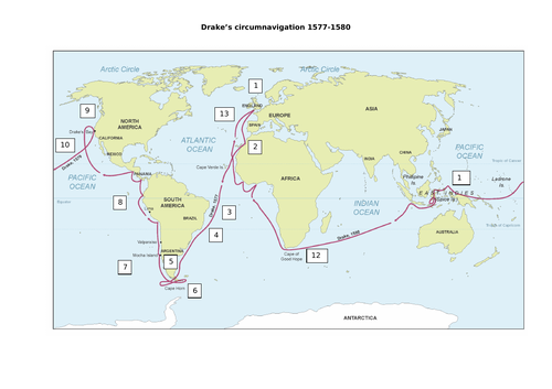 L3 - Drake's circumnavigation (HE 2024): Events of the circumnavigation ...