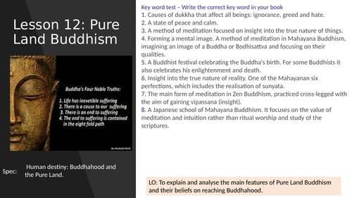 Buddhism Beliefs AQA Religious Studies GCSE | Teaching Resources