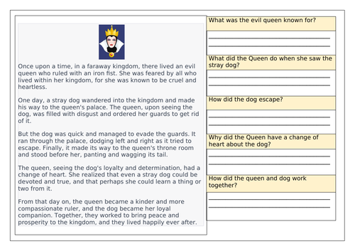 Reading Comp pack (one pagers) | Teaching Resources