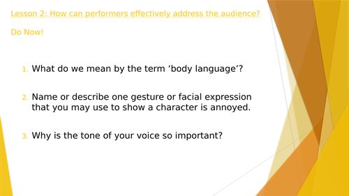 Year 7 Introduction to Drama Unit | Teaching Resources