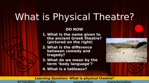 KS3 Physical Theatre Unit | Teaching Resources