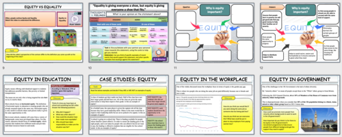 Equity Equality Fairness PSHE | Teaching Resources