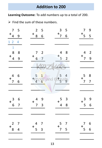 Addition - Functional Skills Maths - Entry Level 2 | Teaching Resources