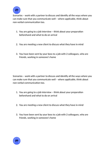 Skills for Employment - Communication | Teaching Resources