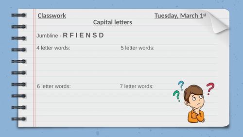 Capital Letters - Skills | Teaching Resources