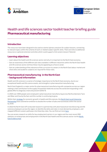 Careers in the Curriculum: Science, Maths and English | Teaching Resources