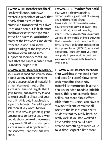 1-9 gcse geography AQA river transportation solution traction saltation ...