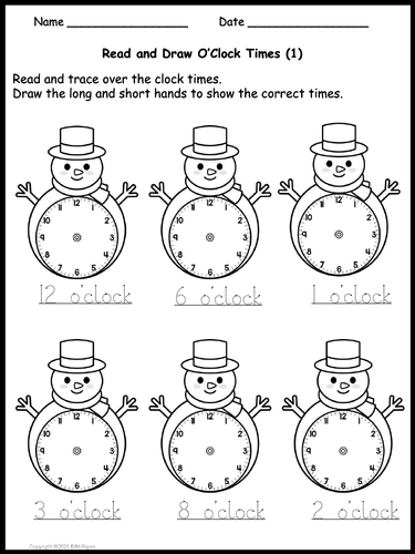 Telling the Time to the Hour and Half Past Analogue Digital Clocks ...