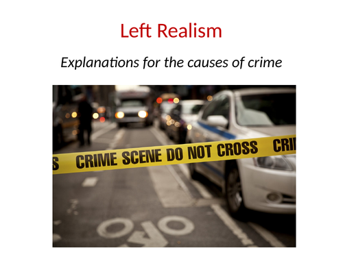 'Left Realism'; with regard 'Right Realism' and the historical context ...