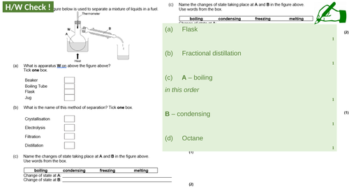 Mixtures and separation techniques | Teaching Resources