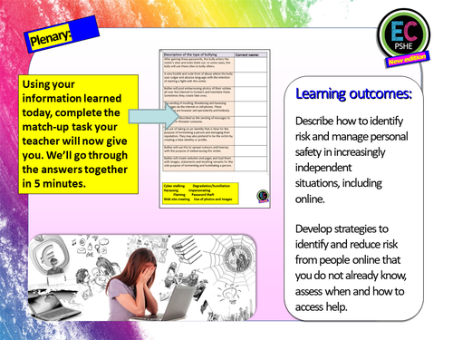 Online Safety + Social Media PSHE | Teaching Resources