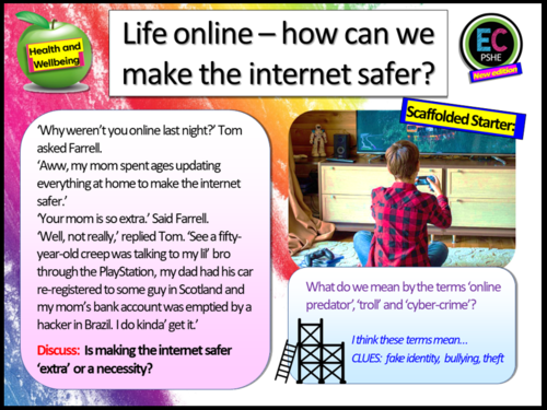 Online Safety + Social Media PSHE | Teaching Resources