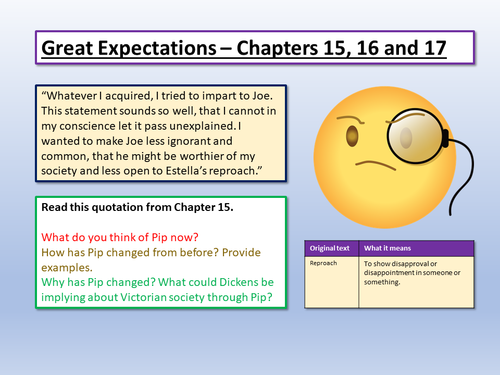 Great Expectations Chapters 15 16 17 | Teaching Resources
