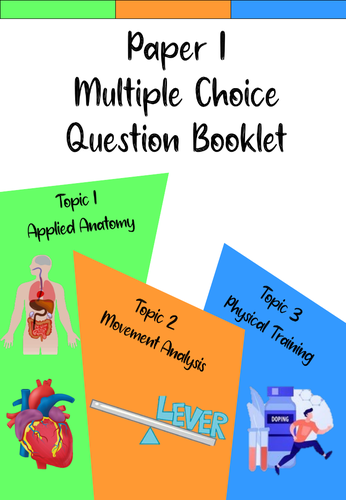 GCSE PE - Multiple Choice Questions Booklet - Paper 1 with Mark scheme ...