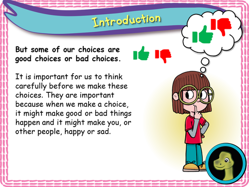 Making Good Choices - EYFS PSHE | Teaching Resources