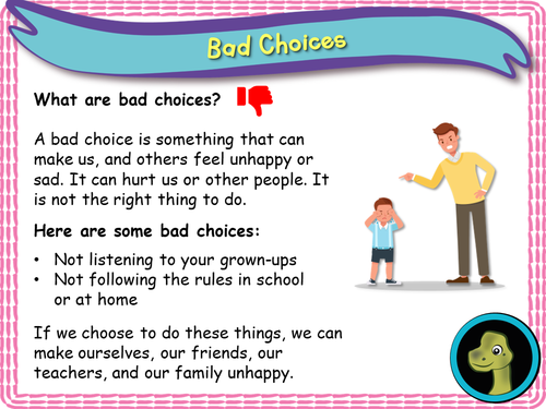 Making Good Choices - EYFS PSHE | Teaching Resources