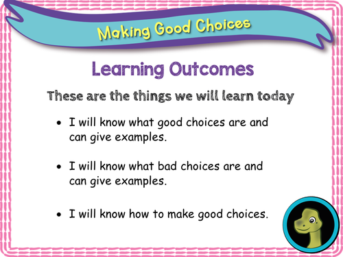 Making Good Choices - EYFS PSHE | Teaching Resources