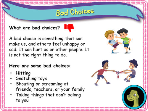 Making Good Choices - EYFS PSHE | Teaching Resources