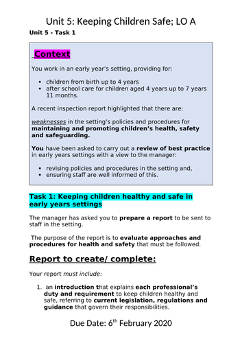BTEC CPLD LEVEL 3 Unit 5 | Teaching Resources BTEC CPLD LEVEL 3 Unit 5 | Teaching Resources