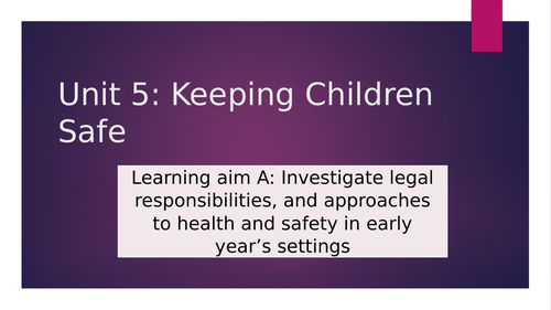 BTEC CPLD LEVEL 3 Unit 5 | Teaching Resources BTEC CPLD LEVEL 3 Unit 5 | Teaching Resources