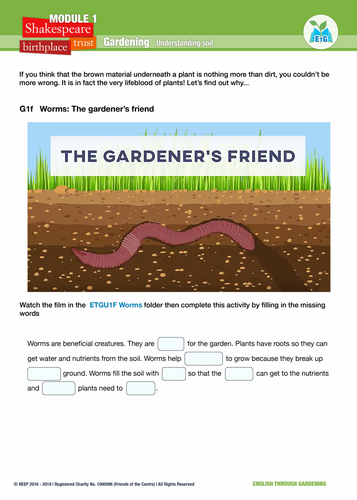 EAL English Through Gardening - Growing Plants | Teaching Resources