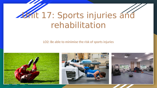 CTEC Sport Unit 17 Sports Injuries and Rehabilitation | Teaching Resources