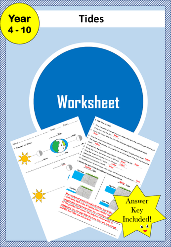 Tides- Worksheet | Teaching Resources