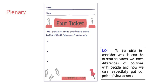 Differences of opinion / Conflict PSHE | Teaching Resources