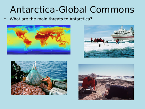 AQA A Level Global Governance Global Commons and Antarctica | Teaching ...