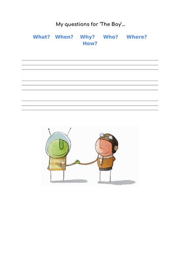 The Way Back Home, Oliver Jeffers - resource ideas - KS1 Year 1 ...