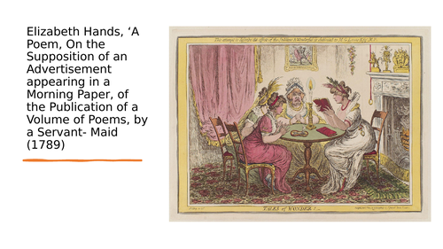 Labouring Class Poets | Teaching Resources