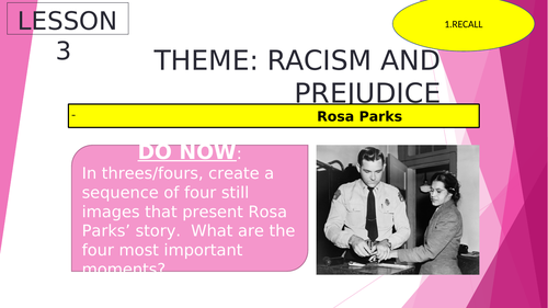 Racism and Prejudice Year 8&9 Drama | Teaching Resources