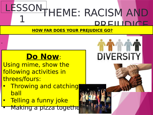 Racism and Prejudice Year 8&9 Drama | Teaching Resources