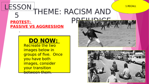 Racism and Prejudice Year 8&9 Drama | Teaching Resources