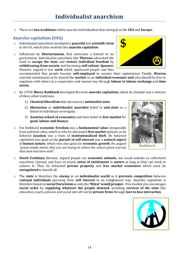 Individualist Anarchism for A Level Politics | Teaching Resources