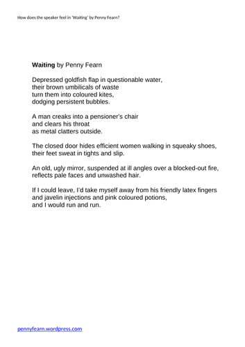 Unseen Poetry by the Poet | Teaching Resources