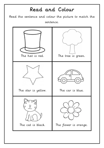 CVC Read & Colour | Teaching Resources