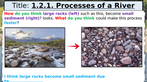 WJEC GCSE Theme 1 - Rivers - All Lessons | Teaching Resources