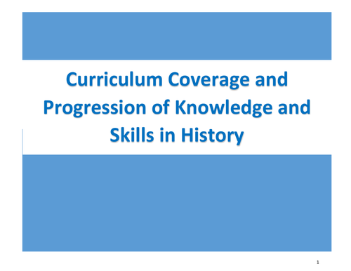EYFS and KS1 History progression of skills and curriculum coverage ...