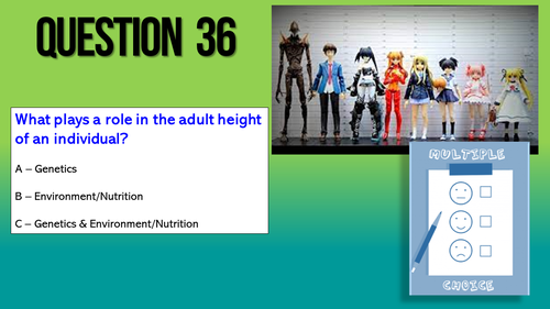 Puberty Quiz Teaching Resources