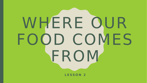 Where Does Our Food Come From? - KS2 Geography (Natural Resources ...