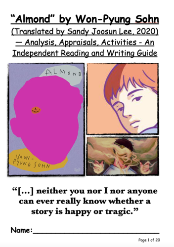 “Almond” by Won-Pyung Sohn (2020) — Independent Reading and Writing ...