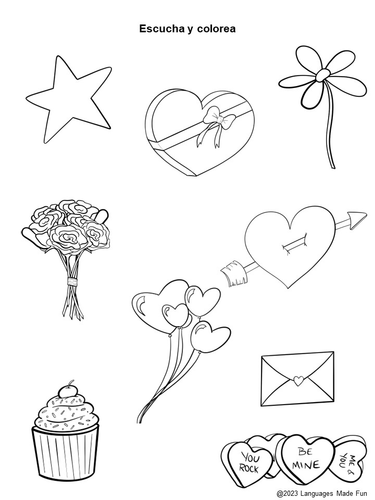 El Día de San Valentín - Listening Comprehension | Teaching Resources